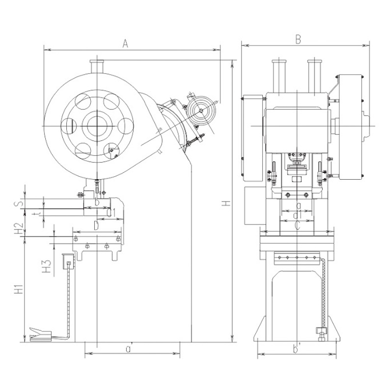 J21 Fixed Bed Mechanical Crank Press- WORLD MACHINERY