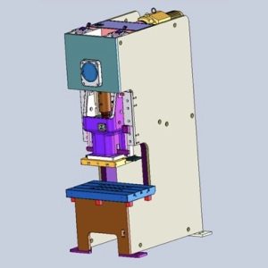 C Frame Fixed Bed Mechanical Press Machine with PLC Control- WORLD ...
