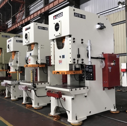 JH21B C Type Single Crank Press with Eight Faces Slide Guides- WORLD MACHINERY