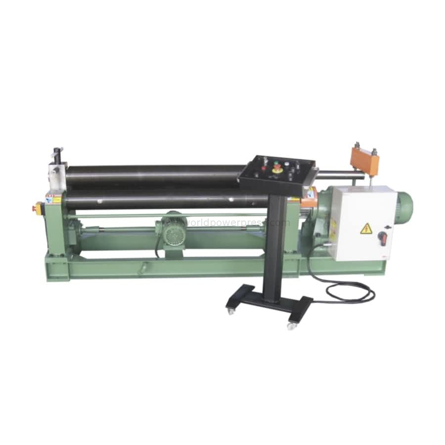 3 Rollers Sychronize Bending Machine for 4mm Plate Rolling- WORLD MACHINERY