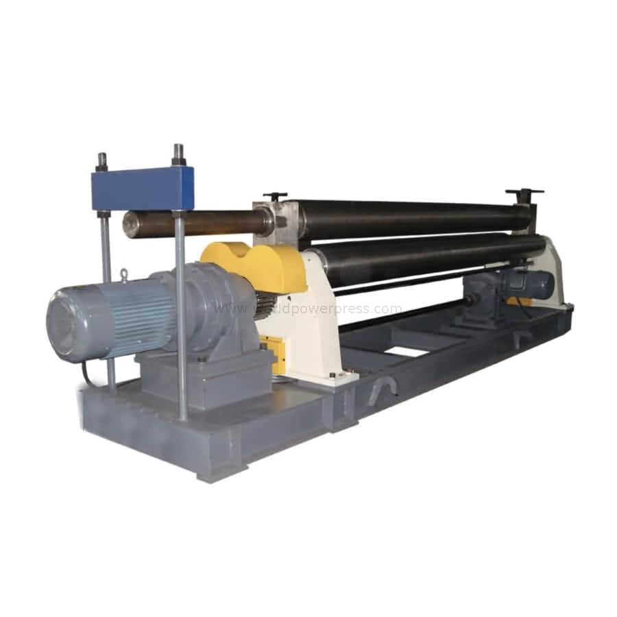 W11-10x2500 10mm sheet mechanical roller bending machine- WORLD MACHINERY