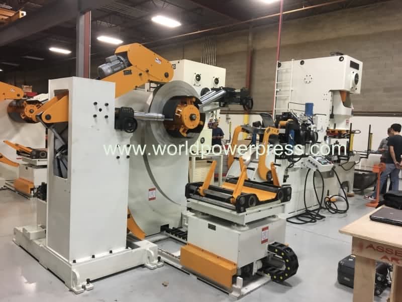 Compact Straightener Feeder with Decoiler for Coil Feeding- WORLD MACHINERY