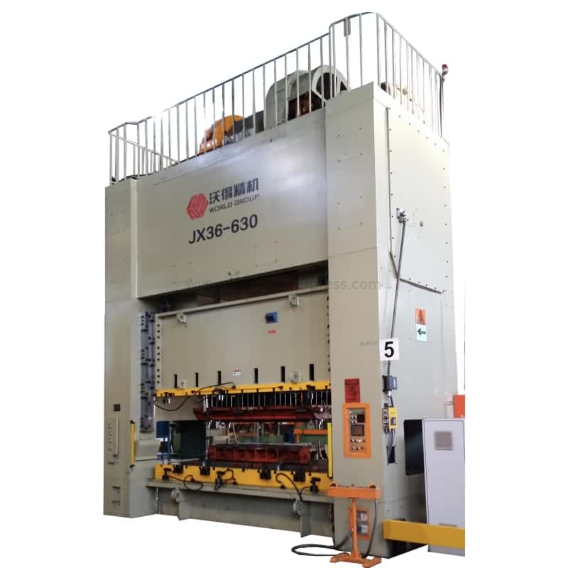 630ton Progressive Die Stamping Straight Side Crank Press- WORLD MACHINERY